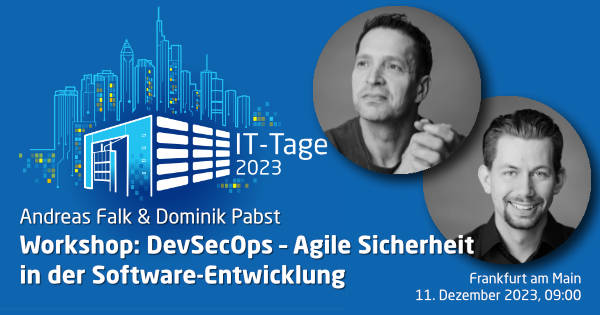 DevSecOps – Agile Sicherheit in der Software-Entwicklung I | IT-Tage