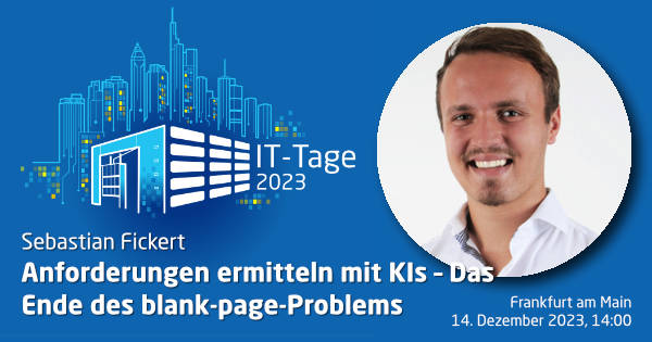 Anforderungen ermitteln mit KIs – Das Ende des blank-page-Problems | IT ...