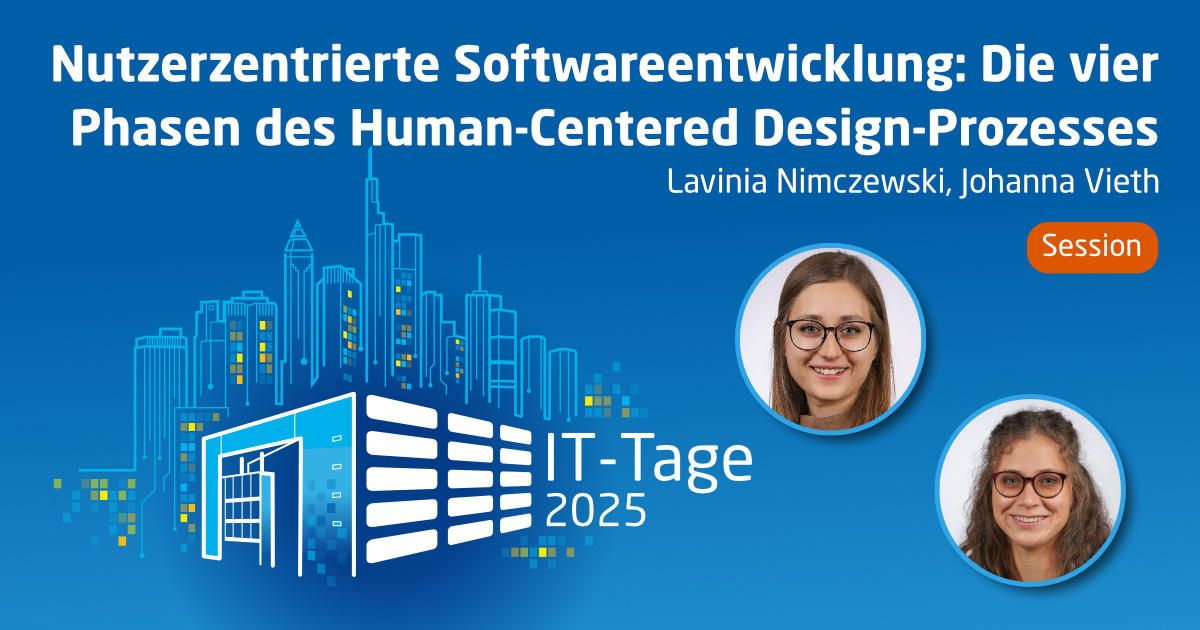 Human-Centered Design: Die 4 Phasen der UX-Entwicklung | IT-Tage