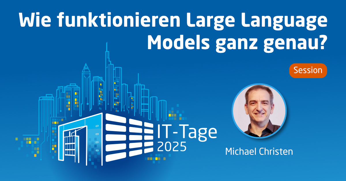Large Language Models erklärt: So funktioniert ChatGPT | IT-Tage